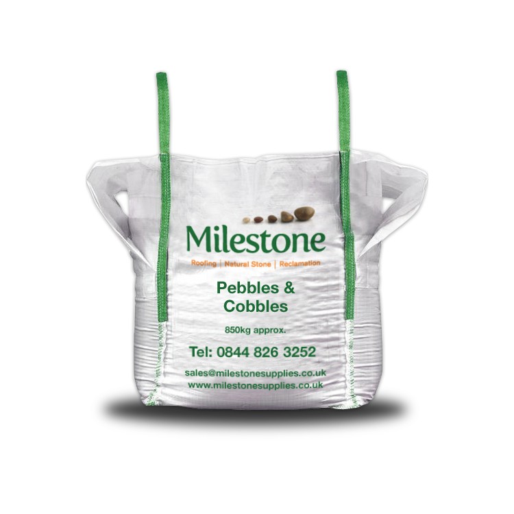 Scottish Beach Pebbles 30-50mm - Available in Poly Bags, Bulk Bags And ...